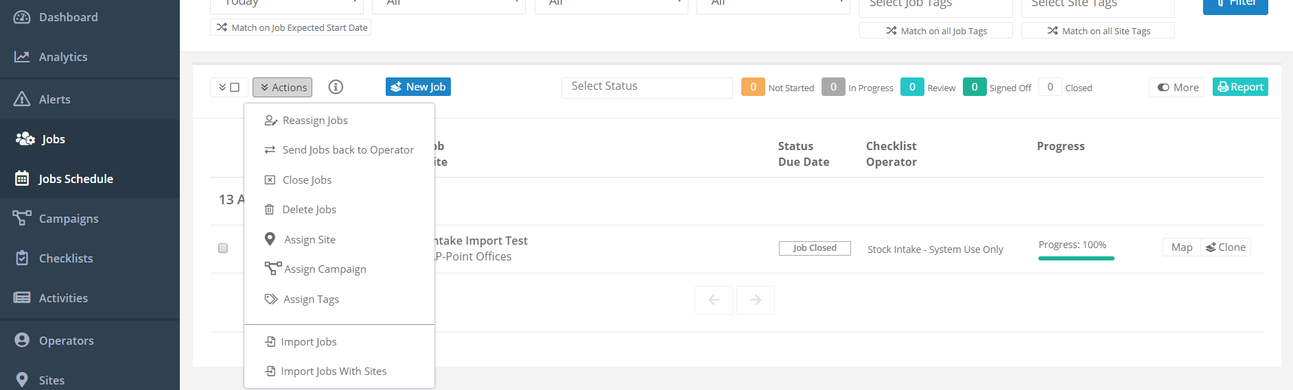 Jobs Importer – OPUS